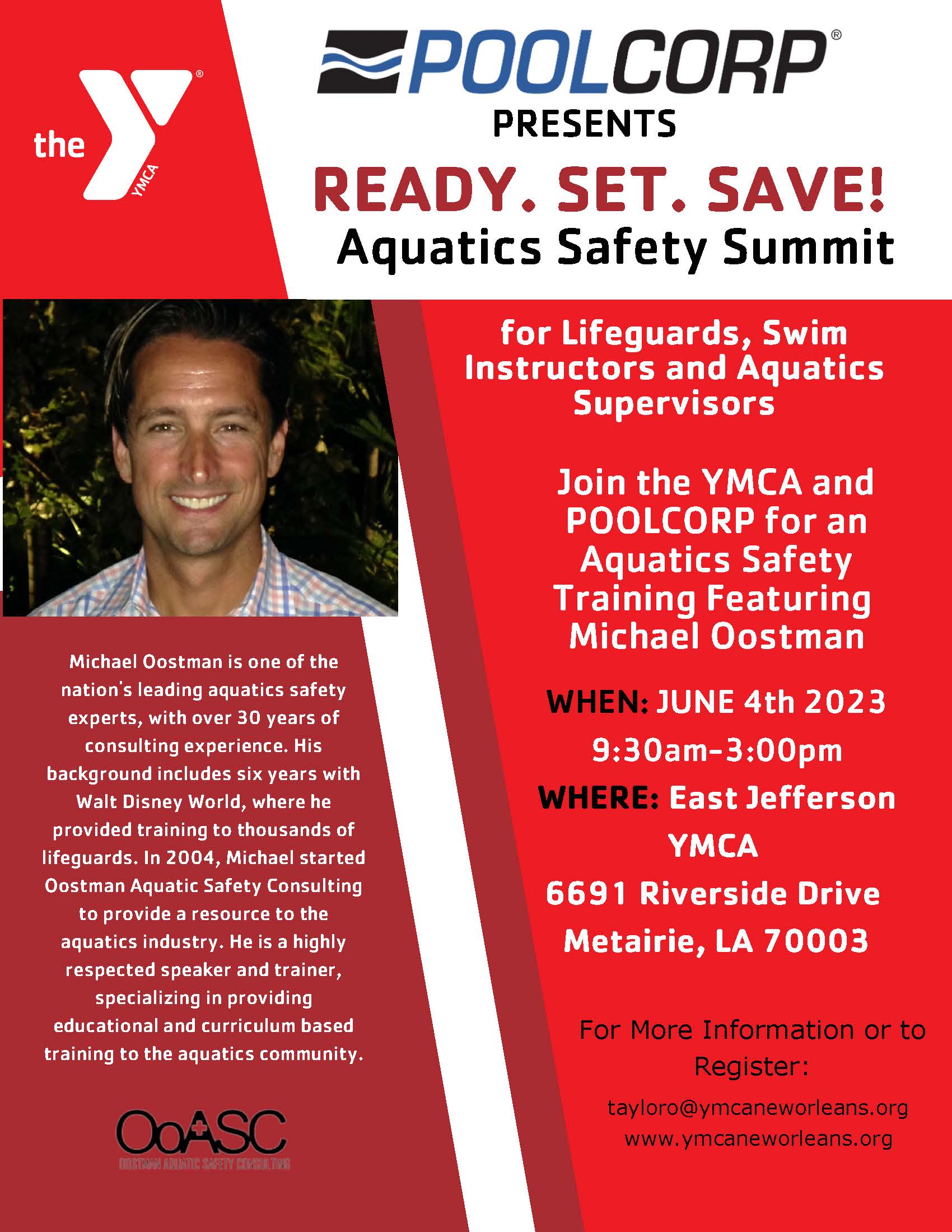 2023 Aquatic Safety Summit - YMCA of Greater New Orleans